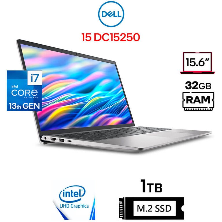 Dell 15 DC15250, Core i7-1355U, Intel UHD Graphics, 32GB RAM, 1TB SSD ...